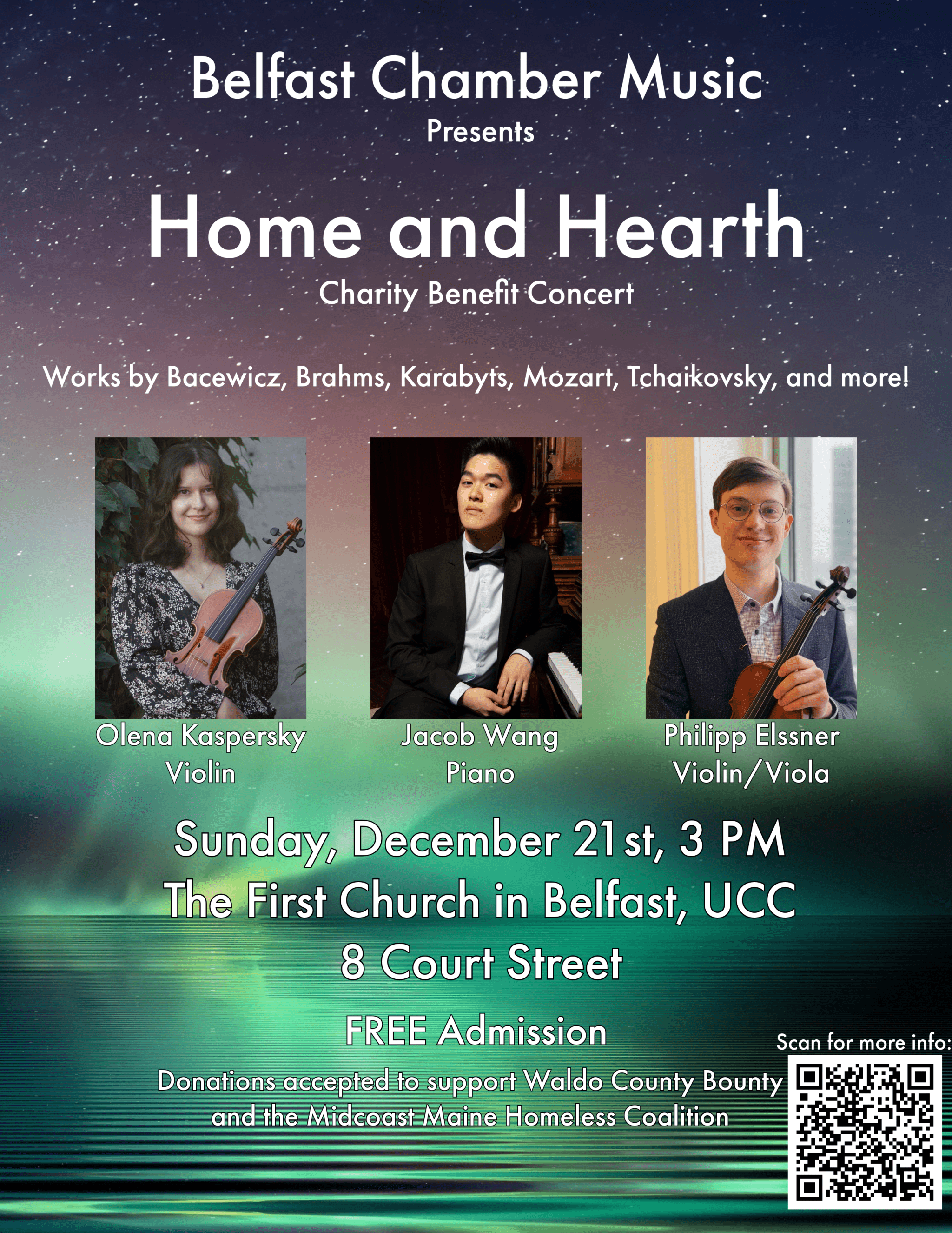Belfast Chamber Music Presents Second-Annual Charity Benefit Concert ...